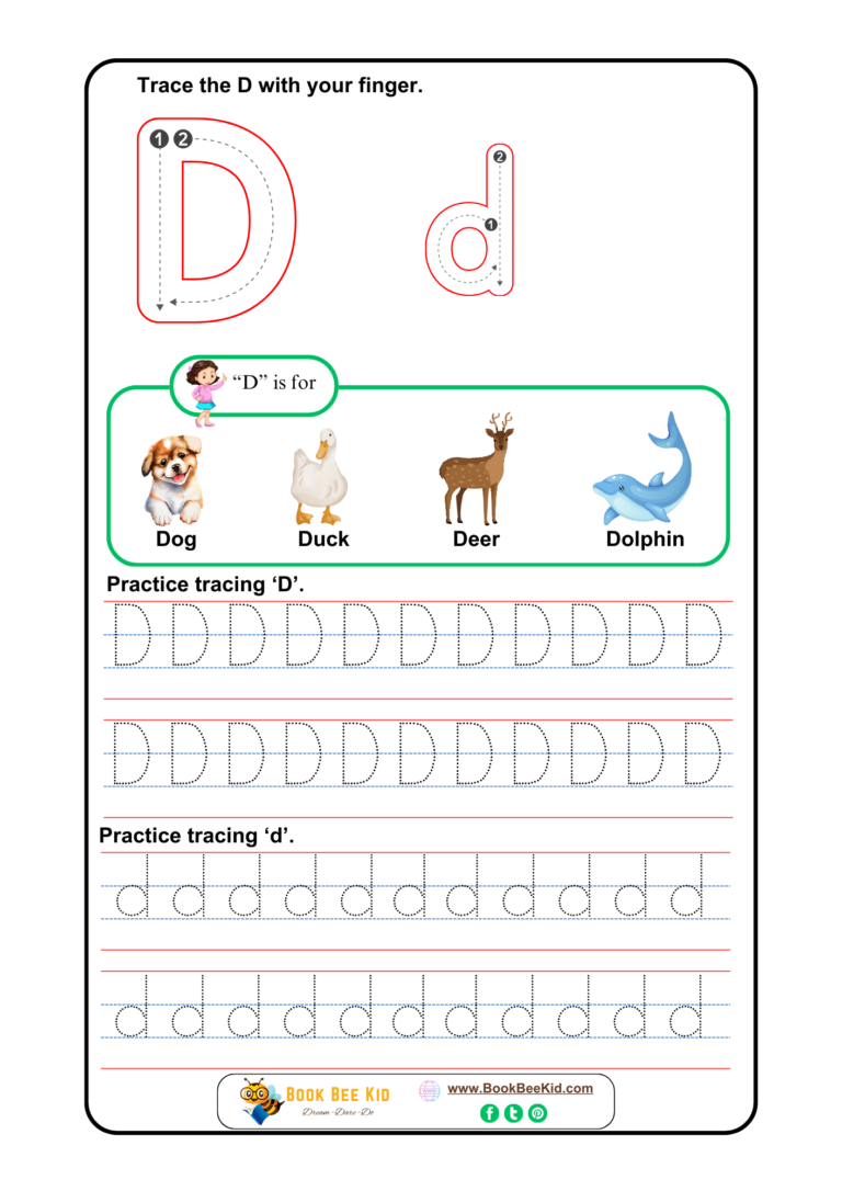 KINDERGARTEN-tracing-letters - bookbeekid